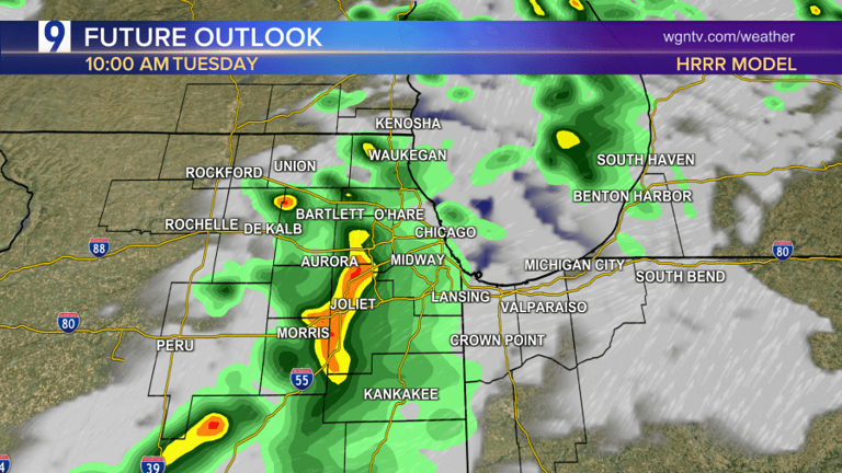 Scattered storms threaten parts of Chicagoland, a few could be strong
