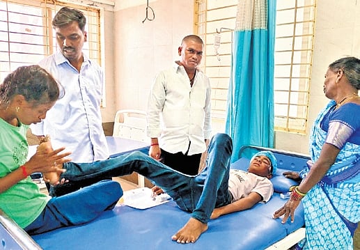 Class 8 student suffers an electric shock while decorating at ...