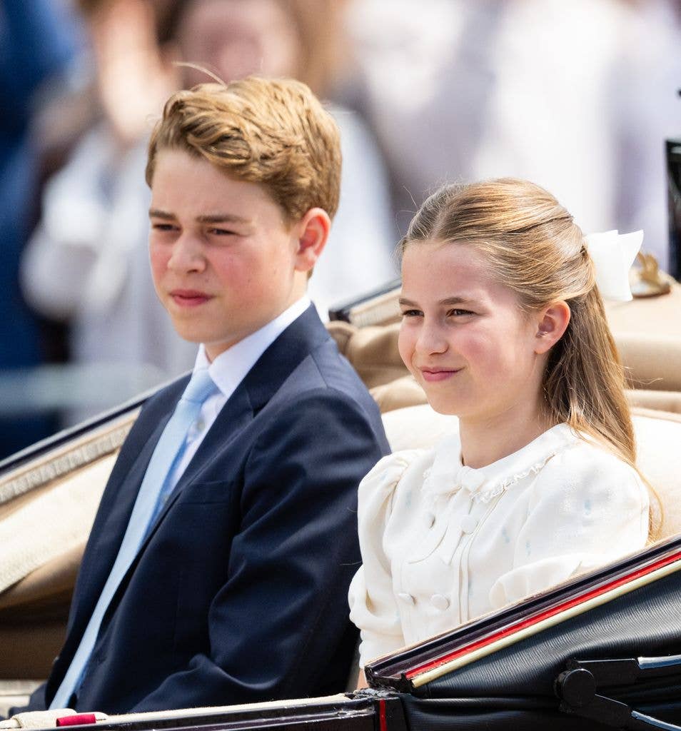 'Poised' Princess Charlotte is the real boss of the family at Trooping