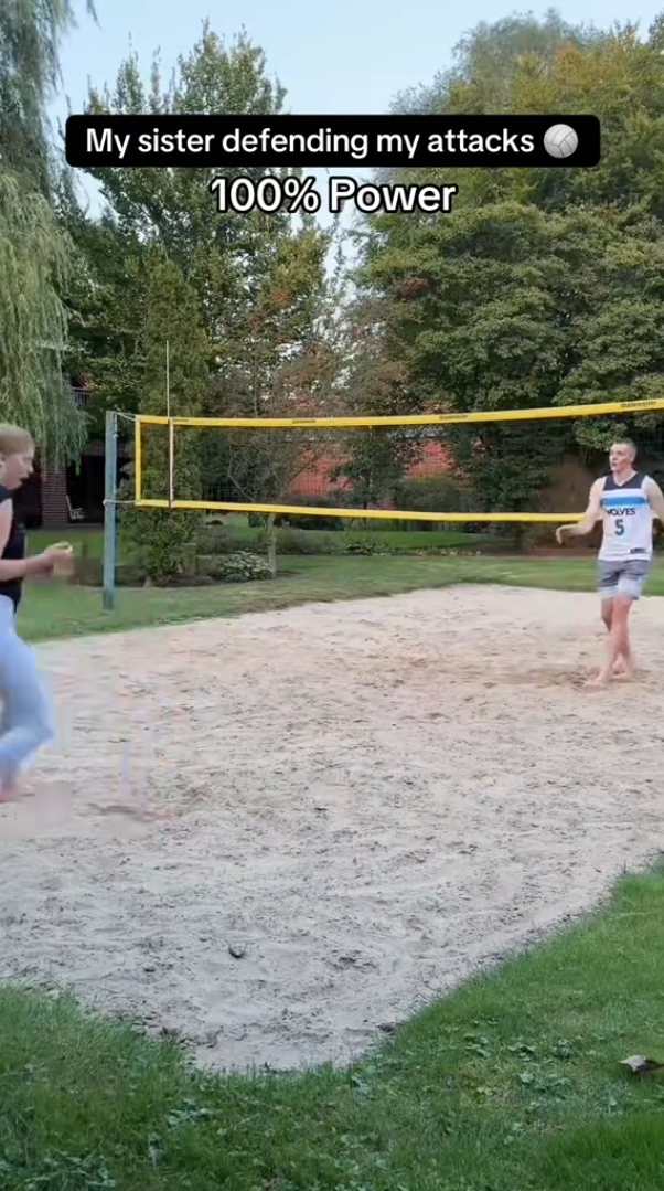 How Did She Do Amazing Volleyball Defense And Power Play
