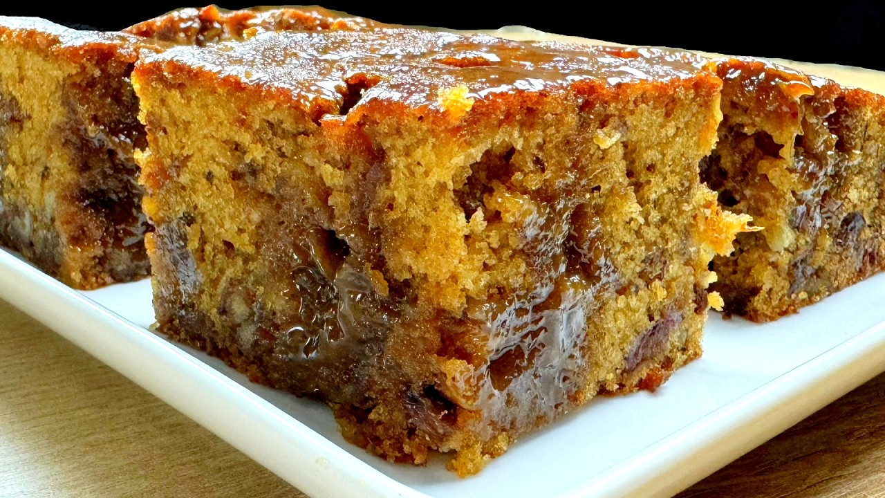 Easy sticky toffee date cake recipe you can make at home
