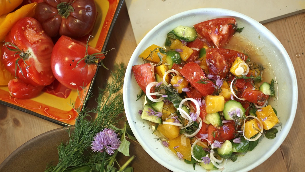 MSN food publishers share peak-season tomato dishes