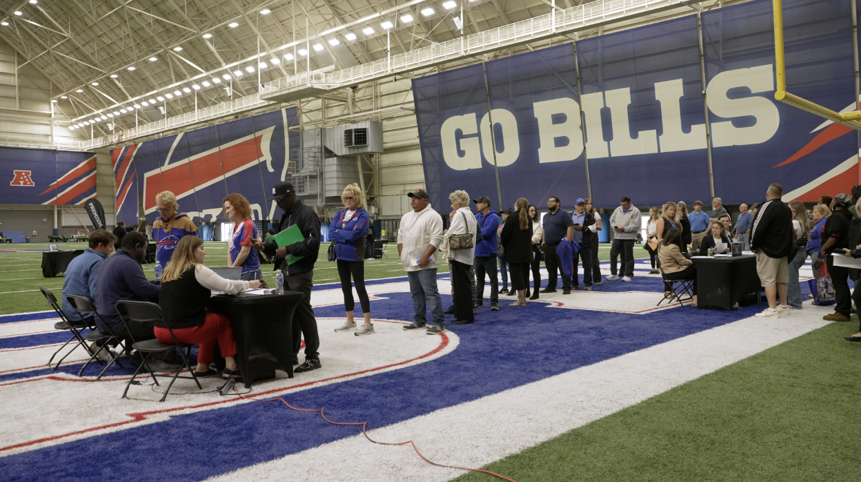 Highmark Stadium hiring fair draws hundreds for new Buffalo Bills stadium