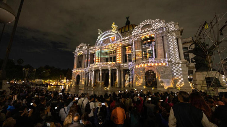 Convierten Bellas Artes en pista de baile digital con espectáculo ...