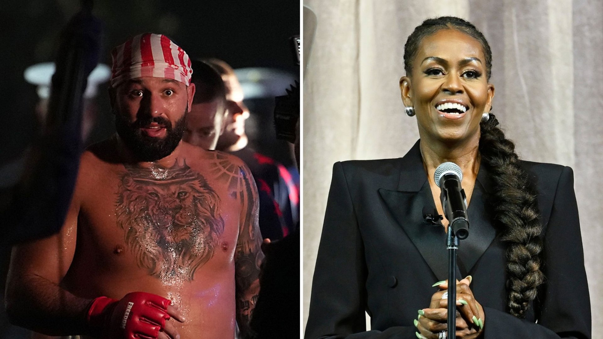 Stars react to UFC fighter Josh Hokit calling Michelle Obama 'a man'