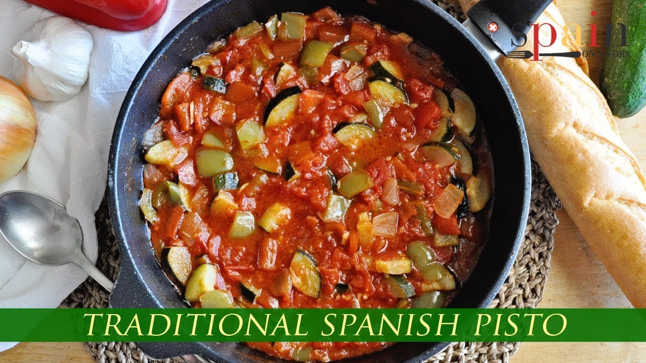 Traditional Spanish pisto: Easy ratatouille-style vegetable recipe