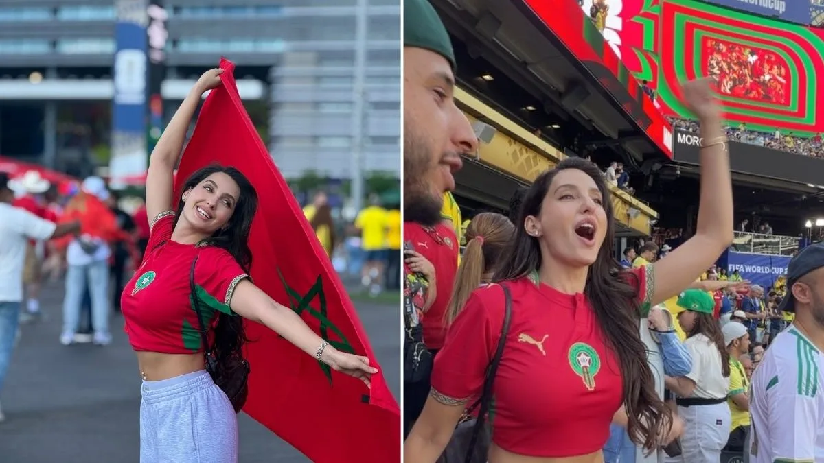 Nora Fatehi backs Morocco at FIFA World Cup 2026; the Bollywood star ...