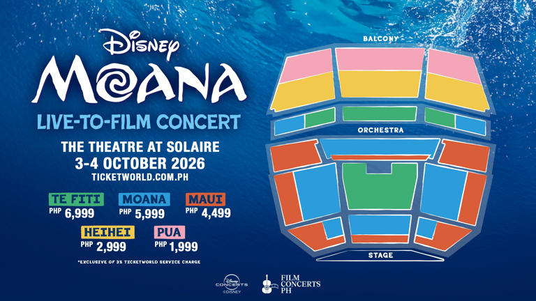'Moana' songs to be performed live alongside film screening this October