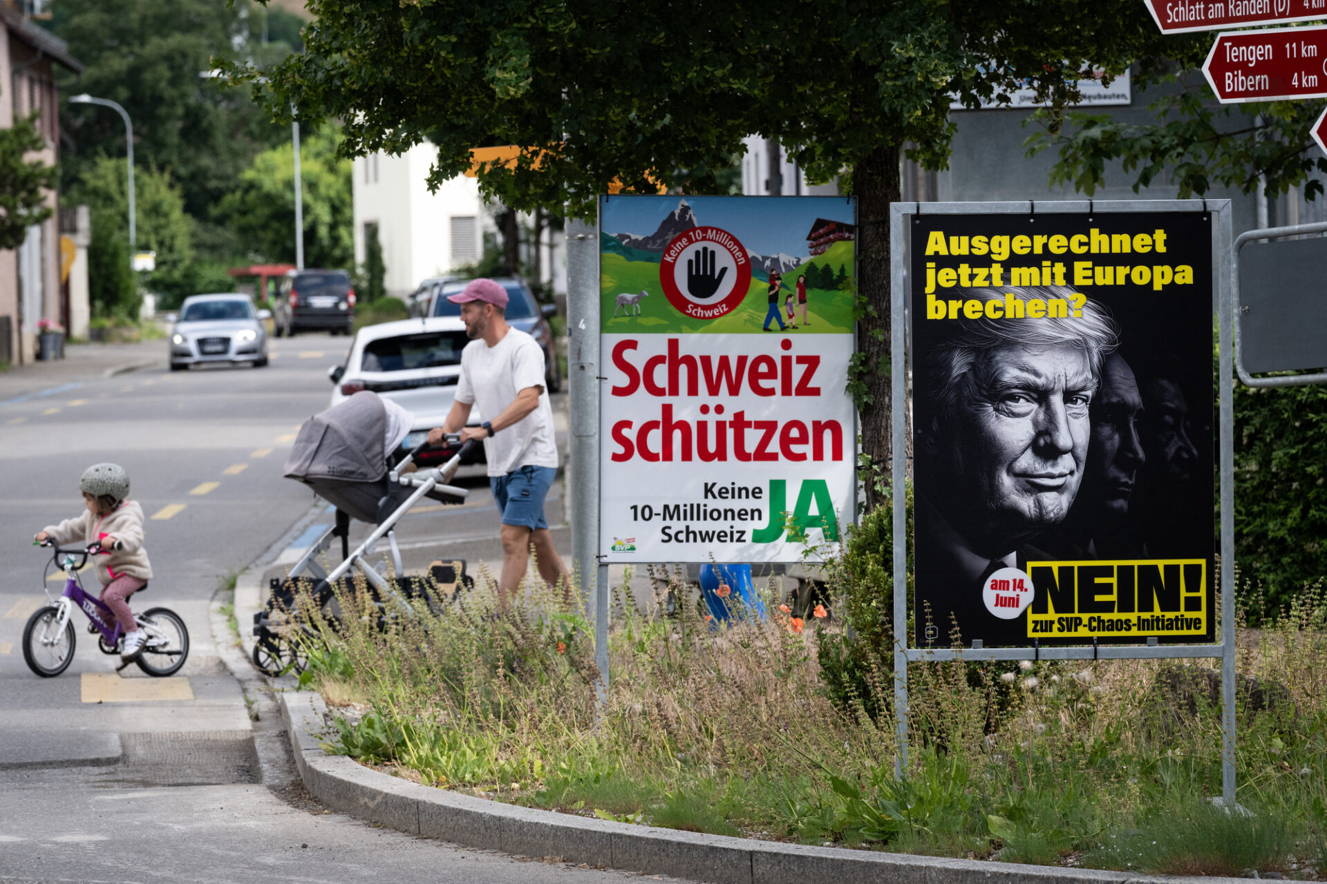 Zwitserland zegt nee tegen het beperken van de bevolking