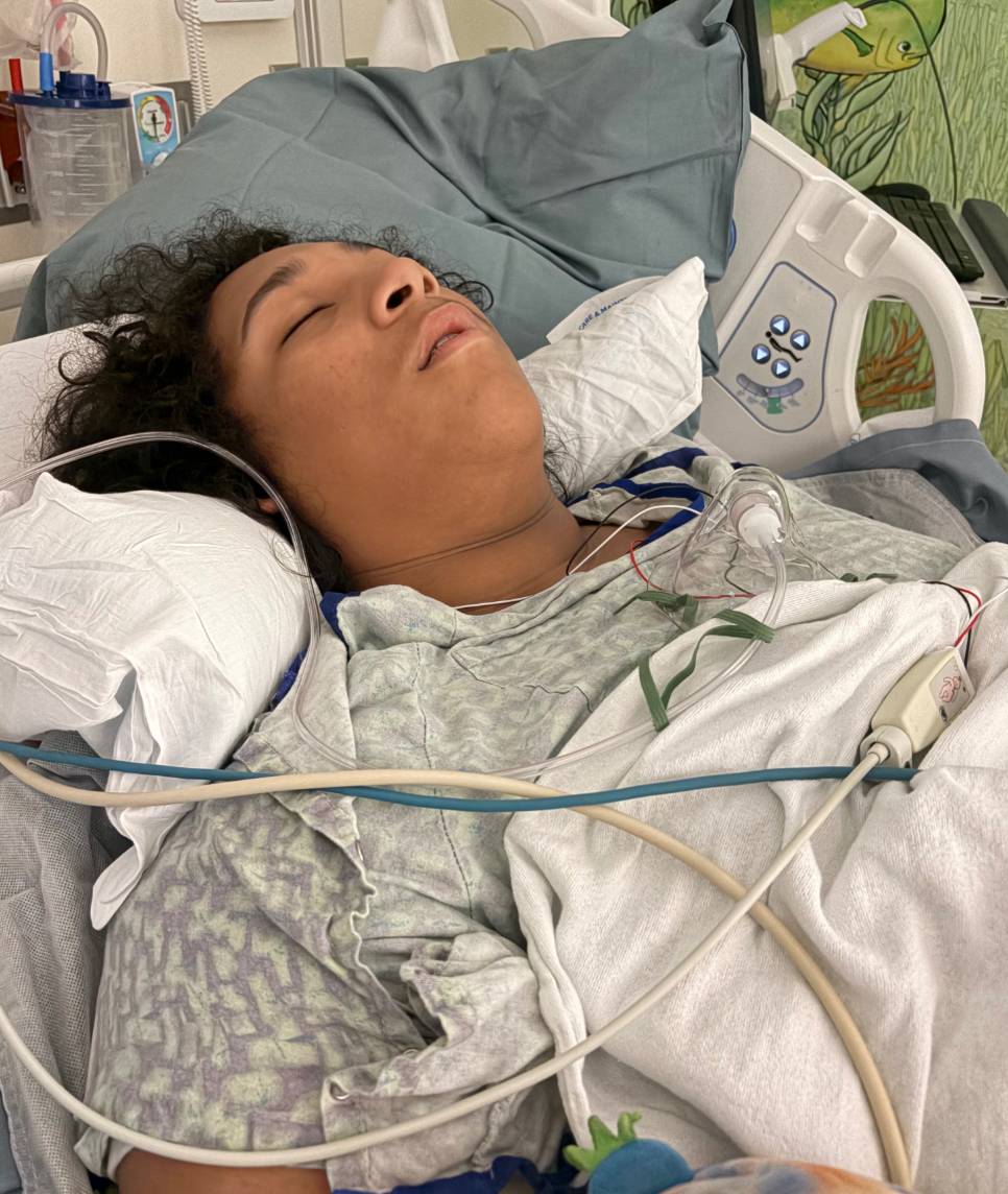 Teen was left fighting for his life after contracting flesh-eating ...