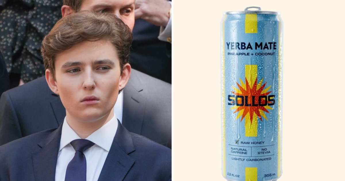 Barron Trump's first business venture debuts with $39 drink at nearly ...