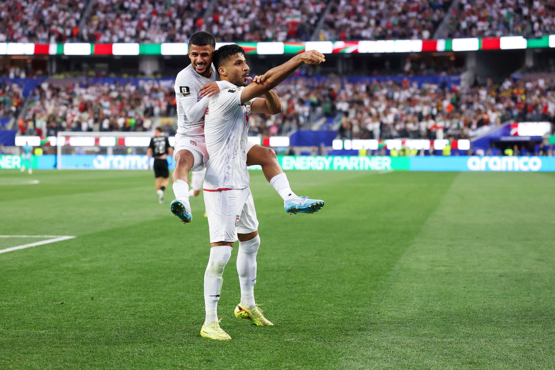 Iran star accused of 'gun' celebration in World Cup draw against New ...