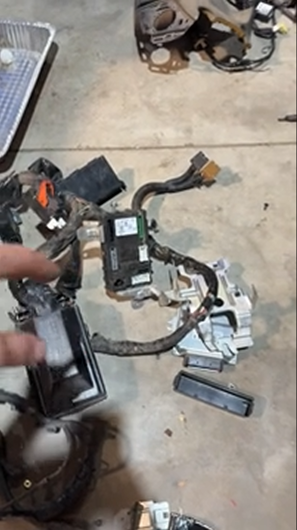 How the Viper Z wiring was stripped for PASMAG feature prep