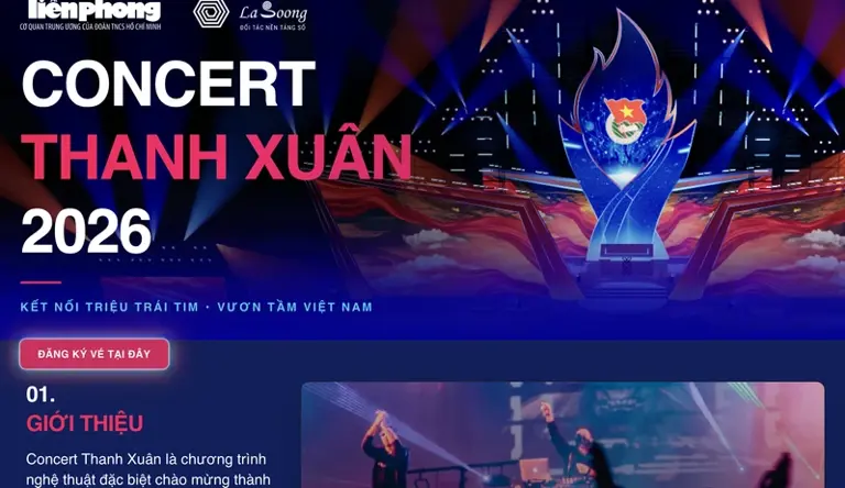 Phát trực tiếp 1.000 vé concert thanh xuân