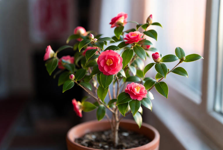 Come curare la pianta della camelia dentro casa in inverno