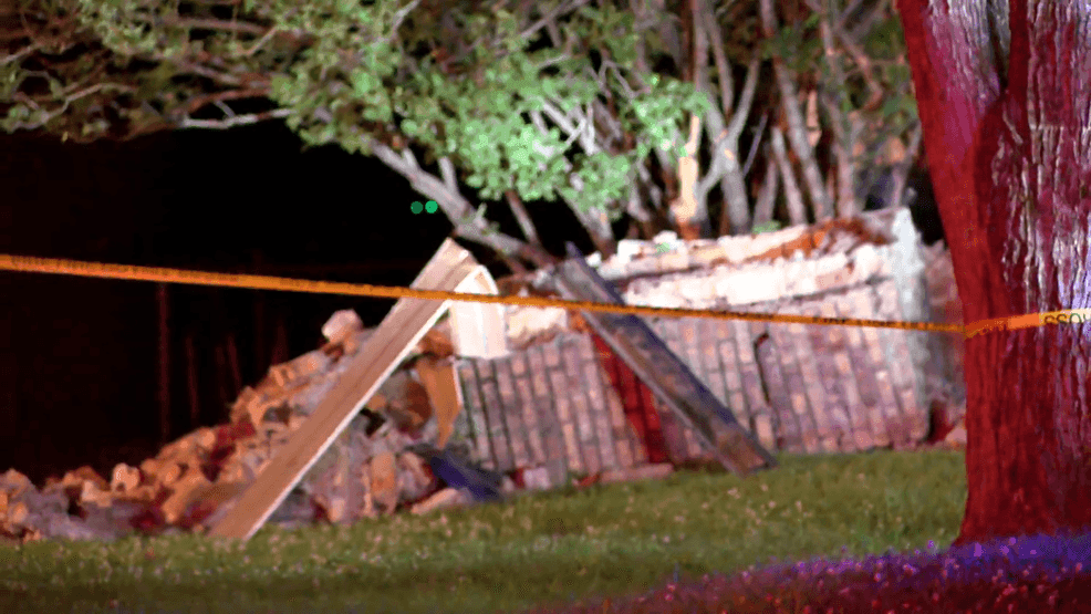1 hospitalized in crash that ripped chimney off house in Warren County