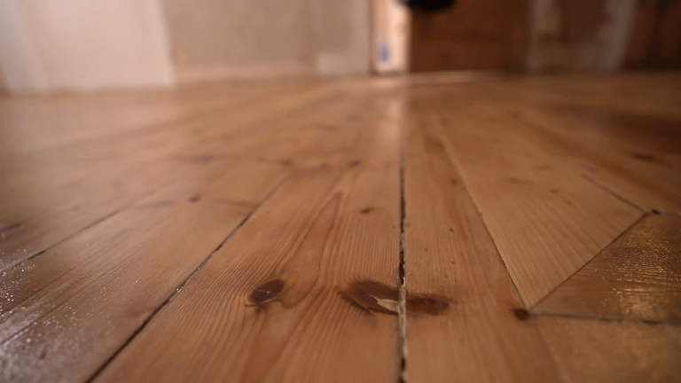I finished my restored floors using a traditional Scandinavian technique