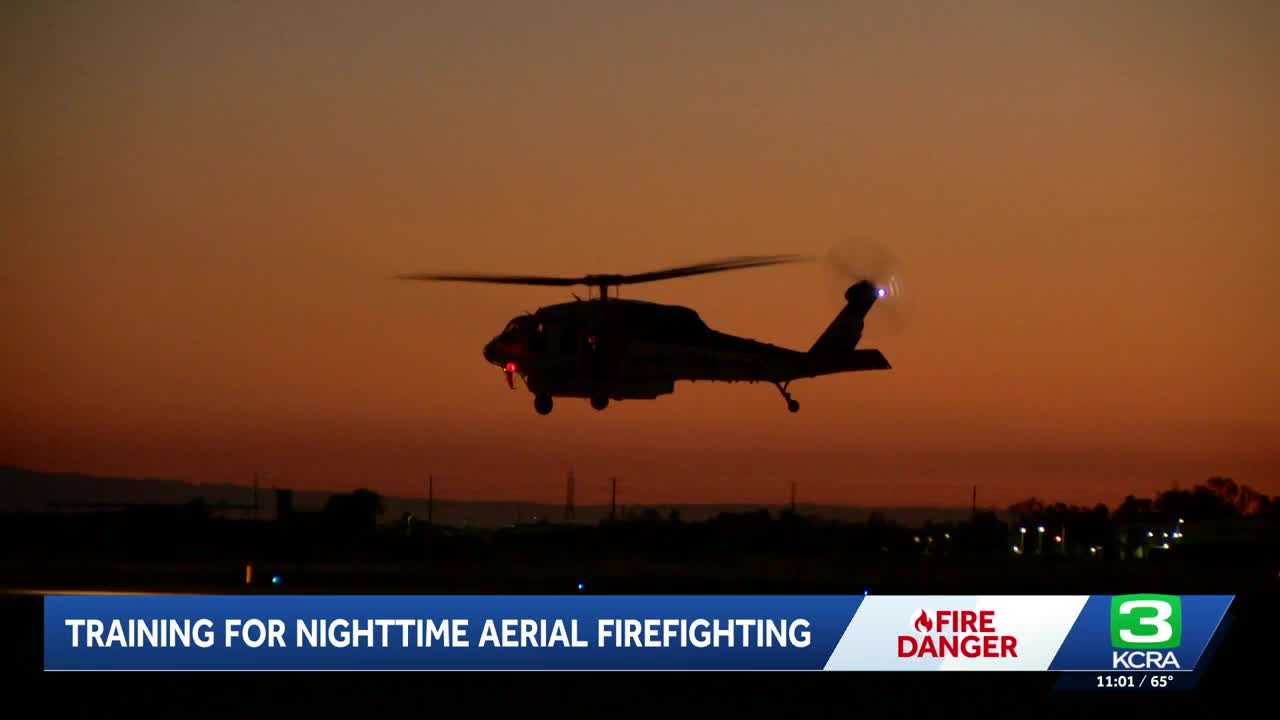 Cal Fire crews train near Auburn for overnight wildfire response as ...