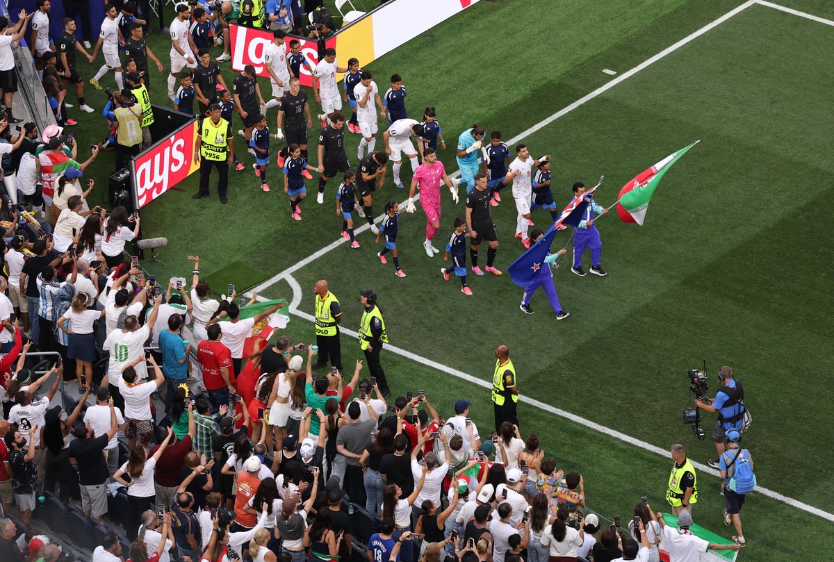 Iran national anthem booed by sections of LA crowd at World Cup opener