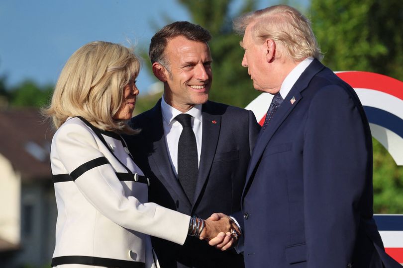 Donald Trump's 'creepy' move on Brigitte Macron deemed 'totally ...