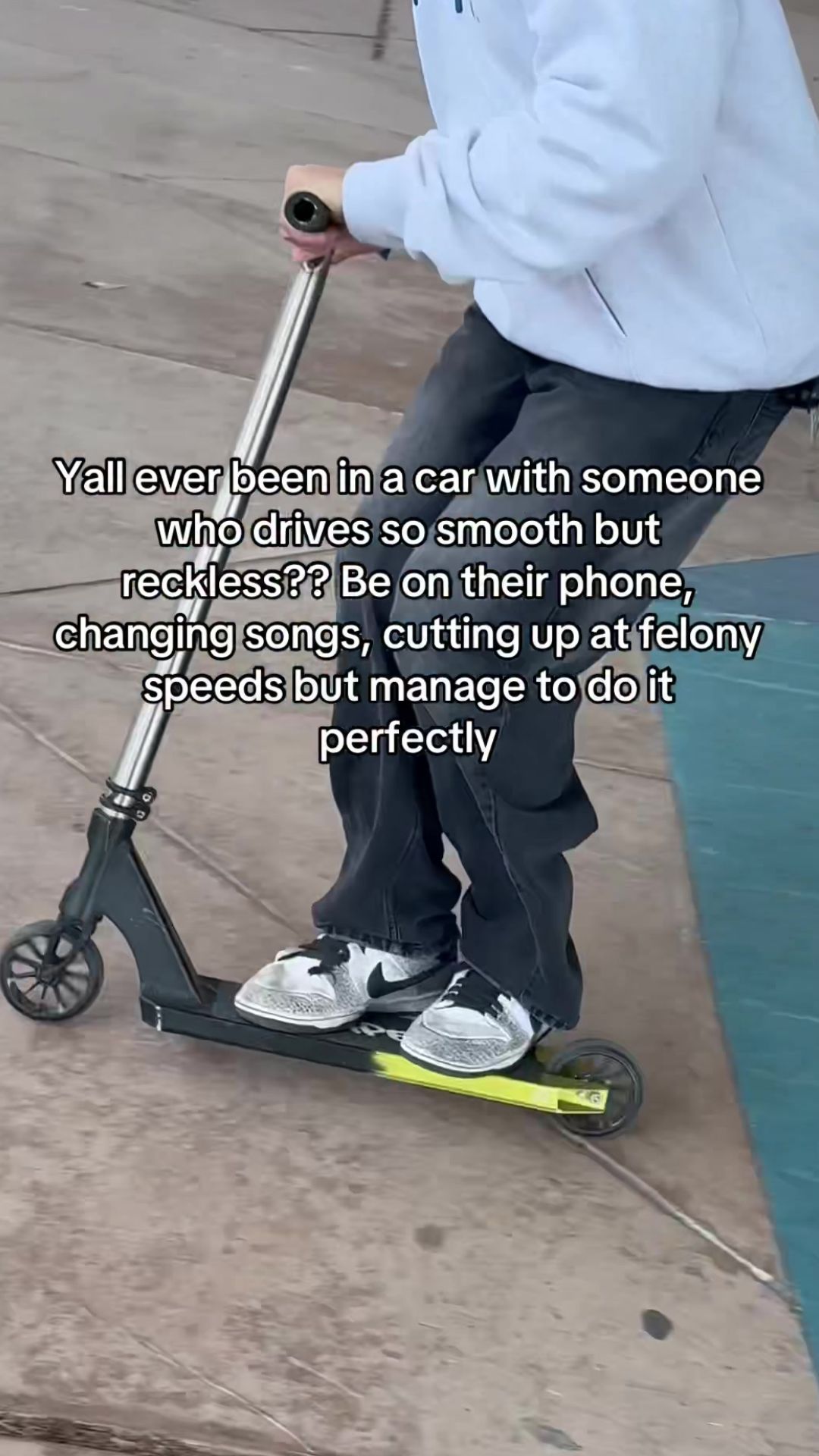 Scooter tricks POV: Calm hands, wild speed, perfect execution