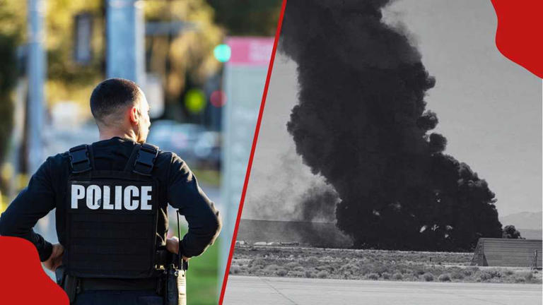 8 confirmed dead as US Air Force bomber crashes, bursts into flames