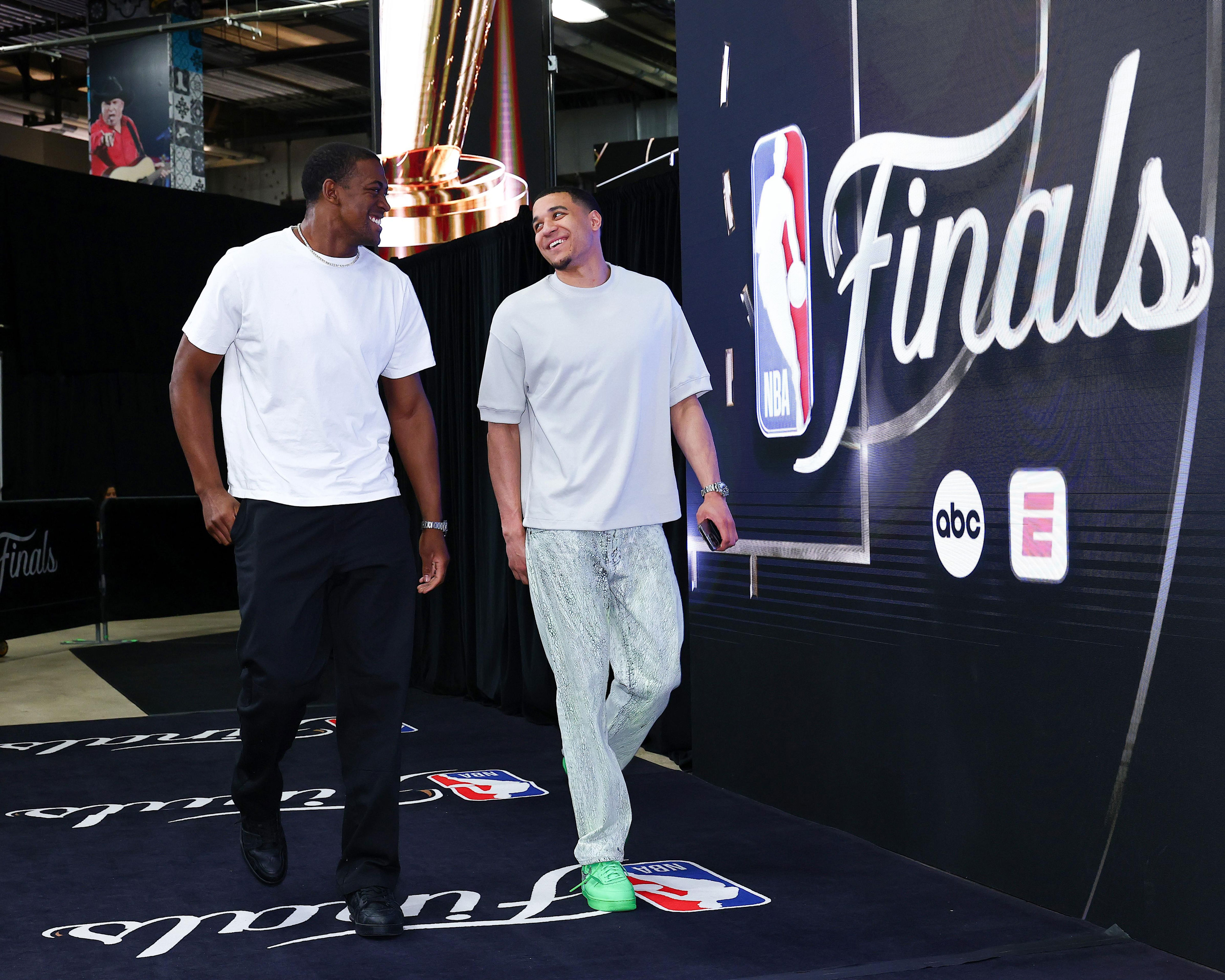 Trey Jemison III, Dillon Jones, and Kevin McCullar Jr., NBA champions