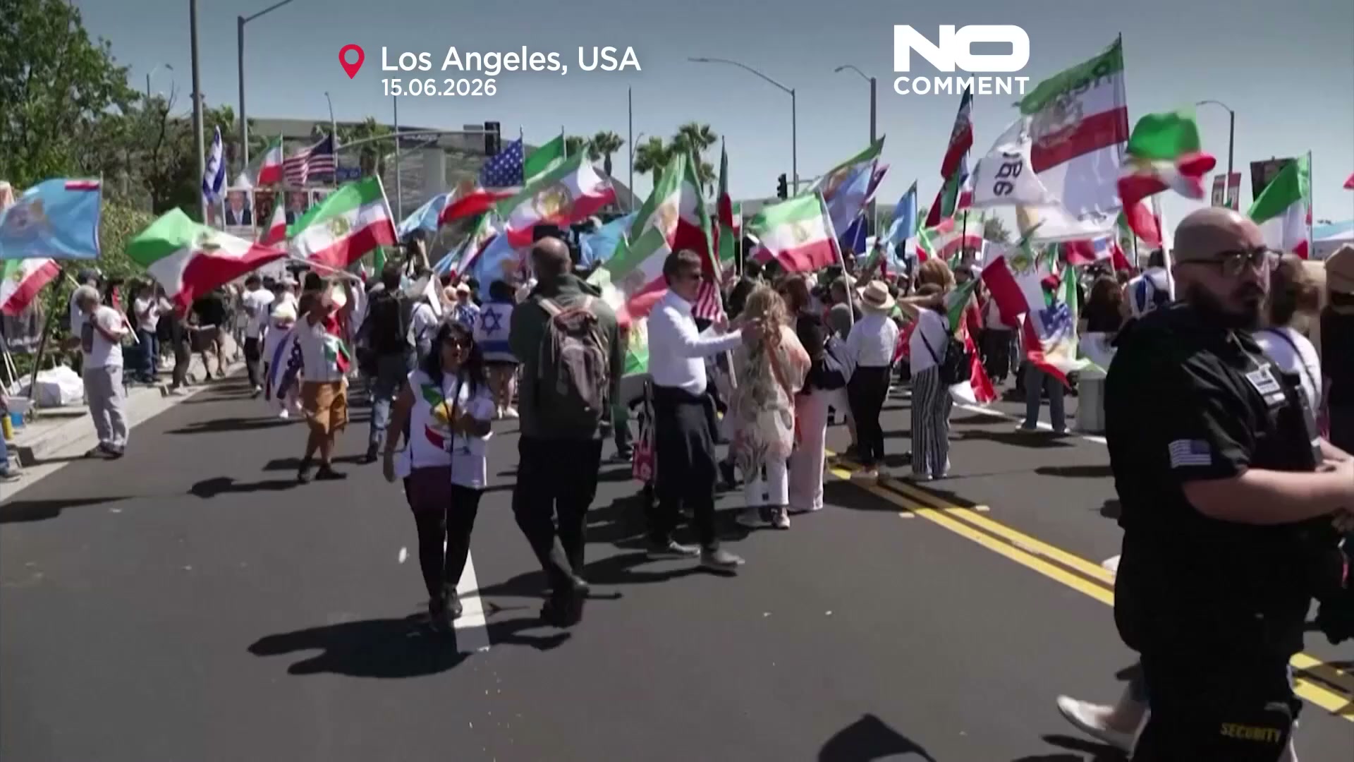 Protesting and cheering as Iran's World Cup match divides diaspora