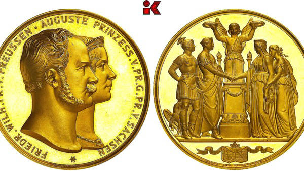 Goldene Rarität: Dukaten-Münze mit Kaiserin aus Weimar kommt unter den ...