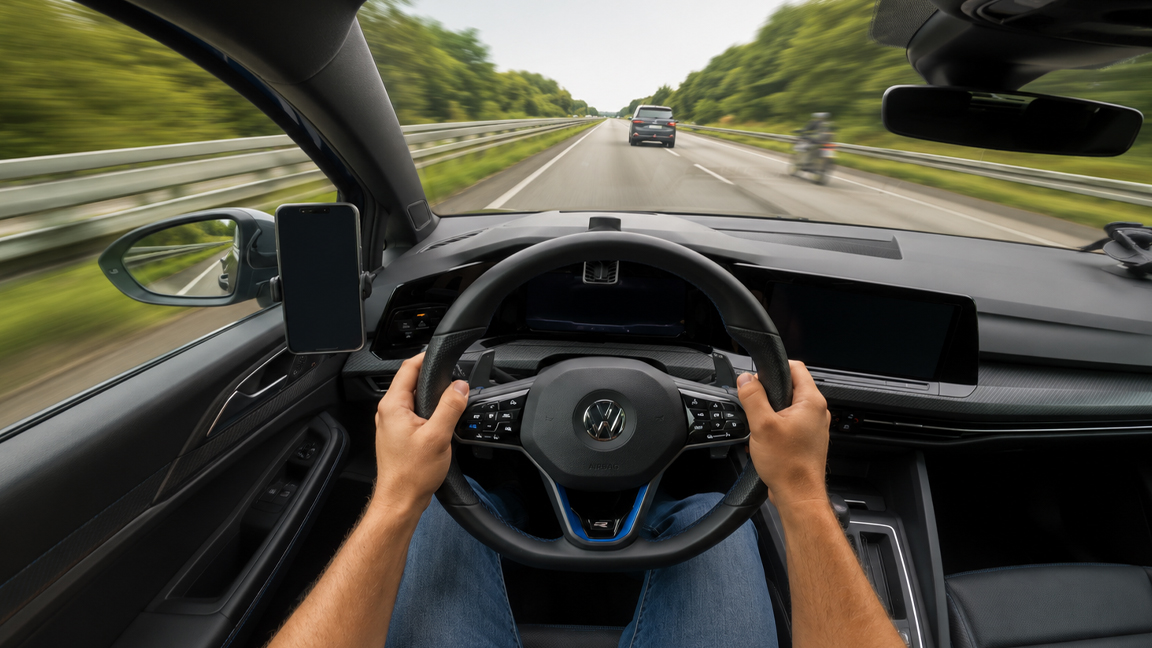 VW Golf R MK8 pushed to the limit