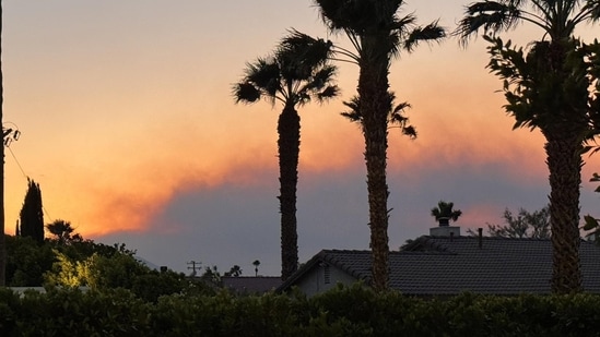 Palm Springs fire? Smoke from Shore Fire causes fear among residents ...