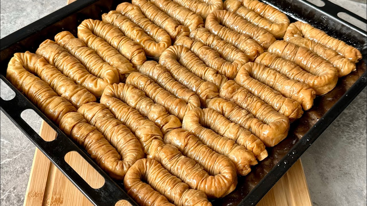 Bayrama özel çıtır burma baklava tarifi
