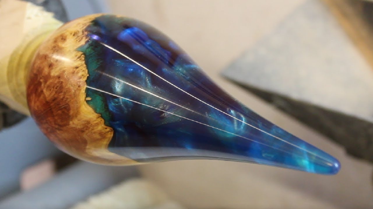 Watch how this mallee burl turns into a drop of the ocean