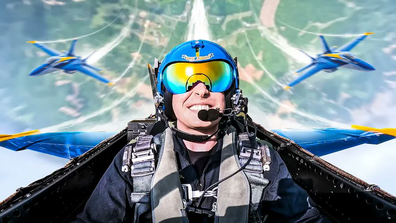 Watch 7 Gs crush a passenger inside a Blue Angels F-18 - "Your body ...