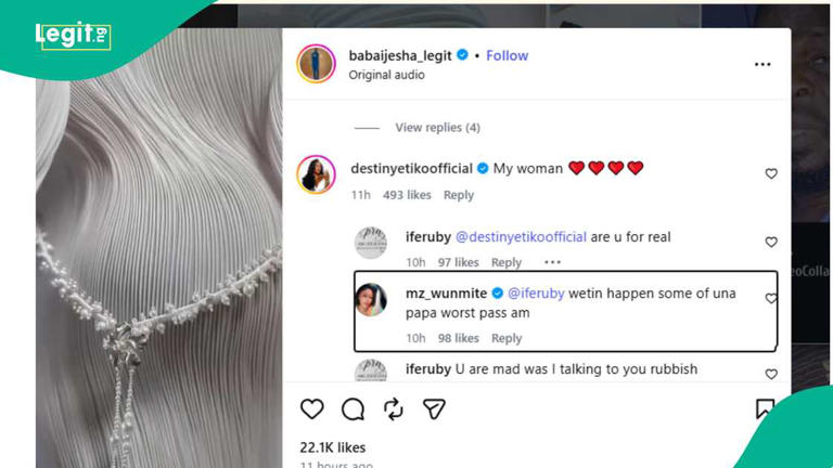 Destiny Etiko dragged for celebrating Baba Ijesha’s newborn after actor ...