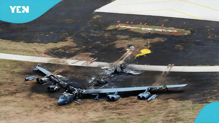 Tragedy in California as US Air Force B-52 Stratofortress crashes, 8 ...