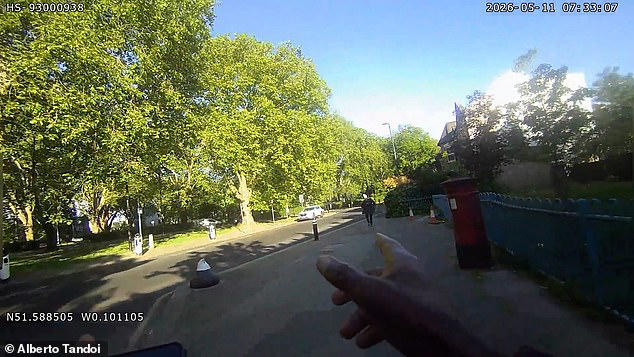 Moment 'unwell' commuter is fined £250 by officer for 'spitting on ...