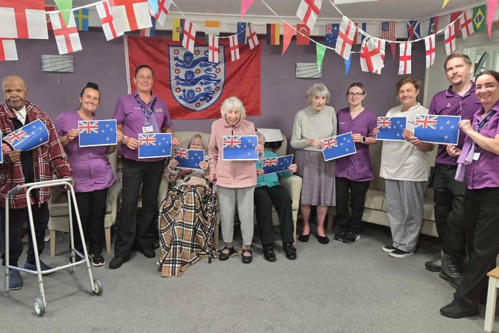 Morecambe care home opens doors for World Cup