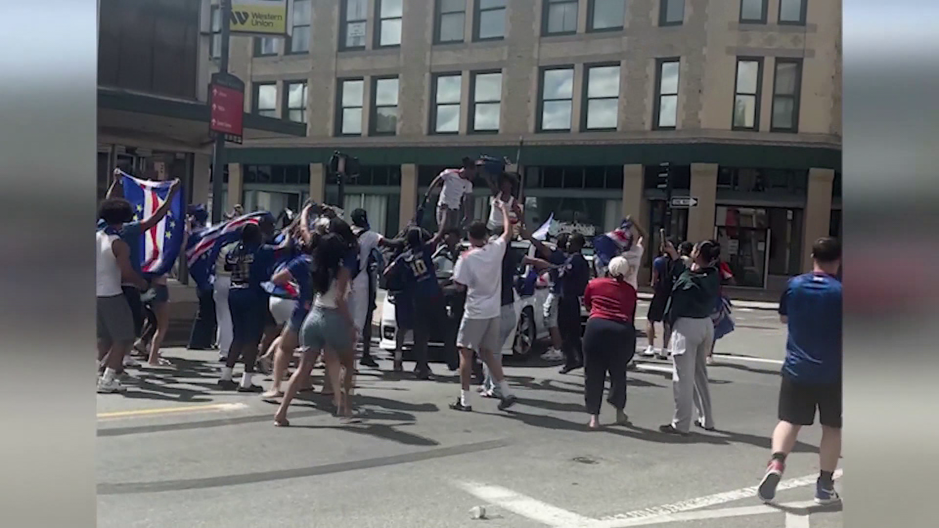 Cape Verde fans celebrate into night after World Cup draw