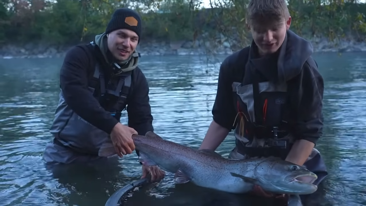 Angler fängt letzten Donaulachs im Fluss!