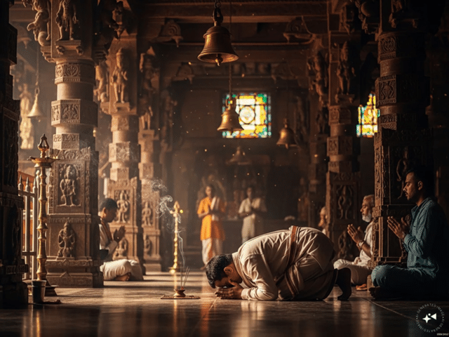 What is the correct way to bow to God? Should one place one's head on ...