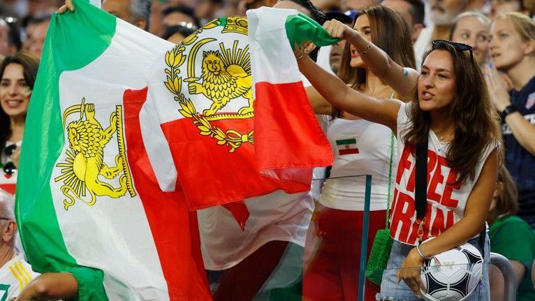 Iran v Iran in the stands as politics and football intertwine
