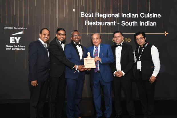 Popular restaurant named best South Indian restaurant in global awards