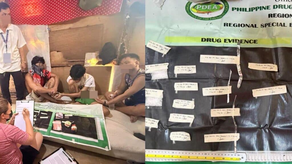 3 arrested in Cebu City drug den raid; alleged maintainer escapes