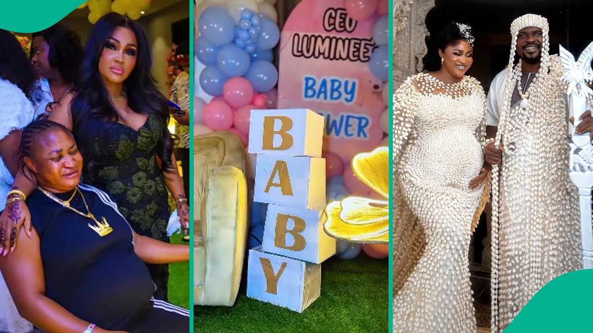 Video from CEO Luminee's baby shower emerges, Mercy Aigbe, Eniola Ajao ...