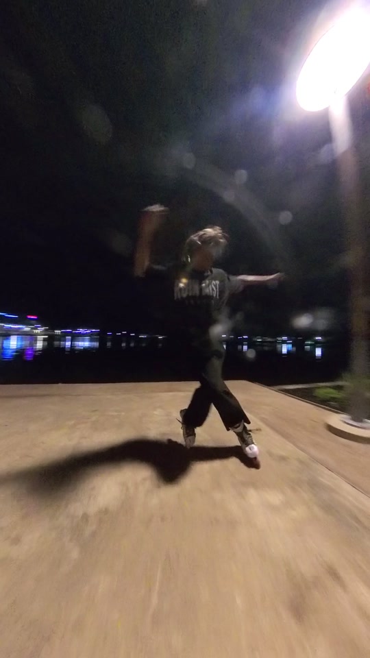 Boardwalk roller skating adventure