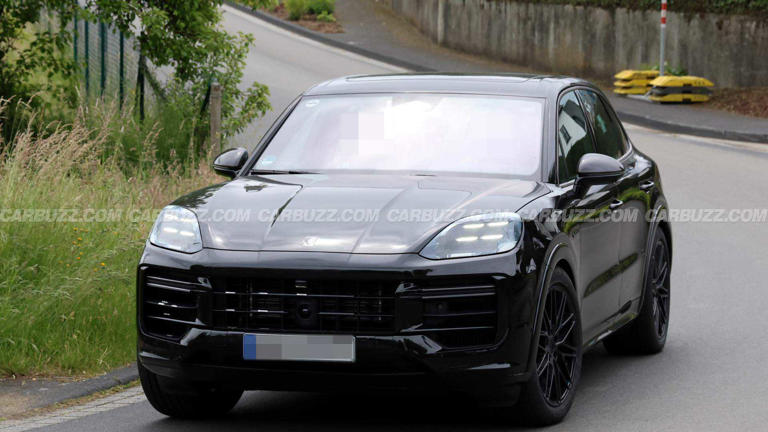 Porsche's updated super SUV is too fast for its own camouflage