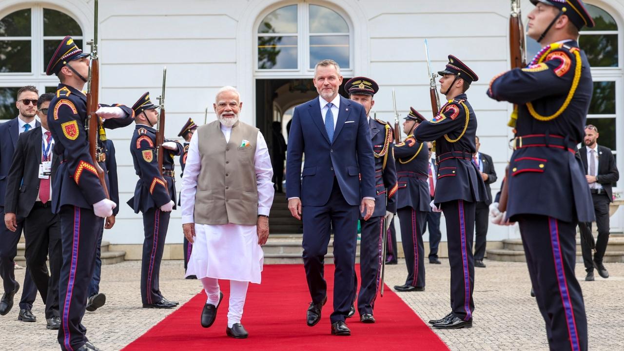 In photos PM Modi discusses growing partnership with Slovakian president