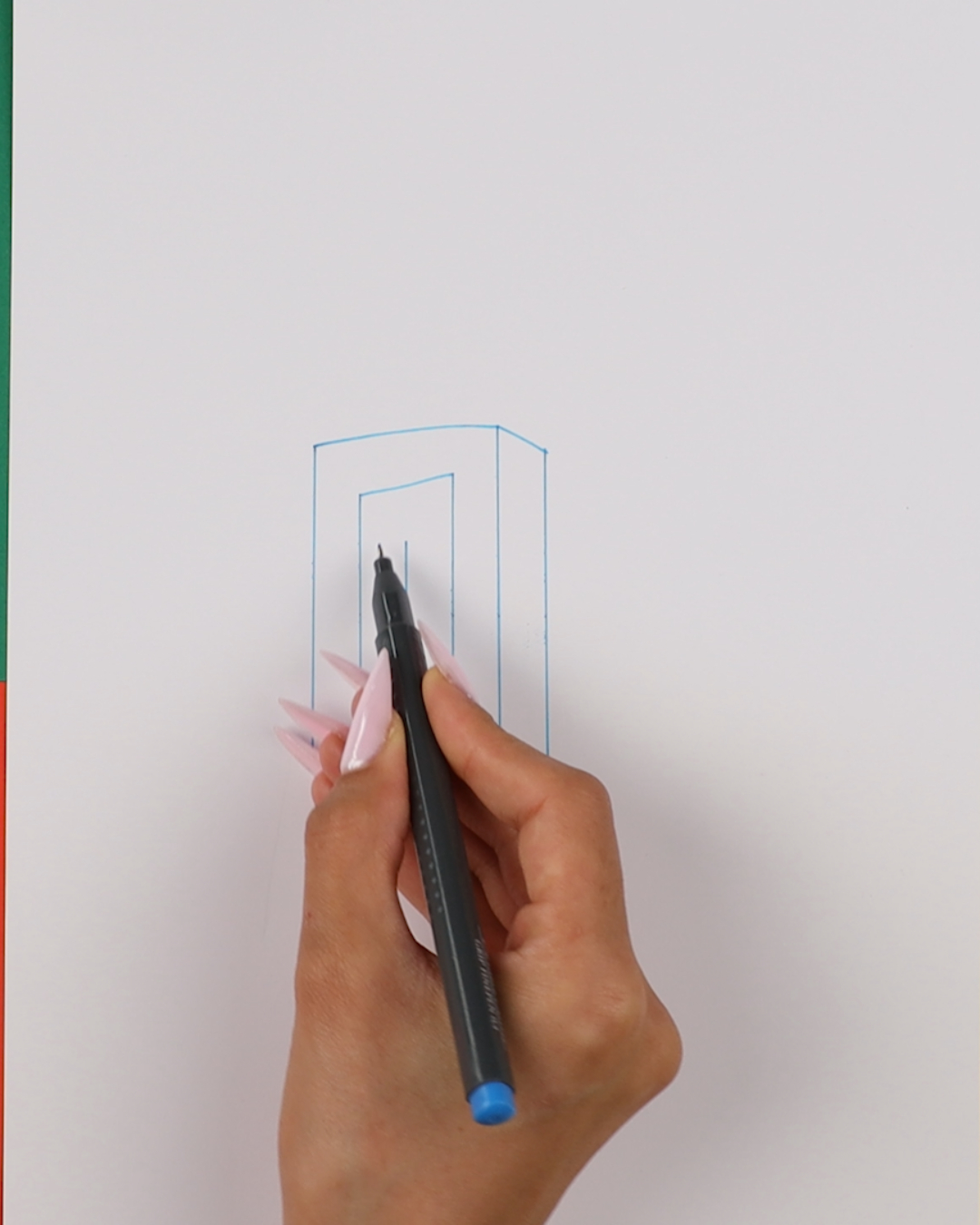 Líneas que crean impresionantes ilusiones 3D🎨