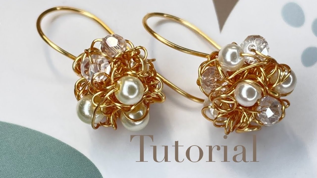 A simple way to make jewelry with beads and wire